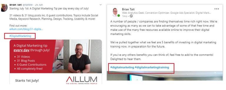 Tip 09 of 31: Make Hashtag use easier by building your own Hashtag ...